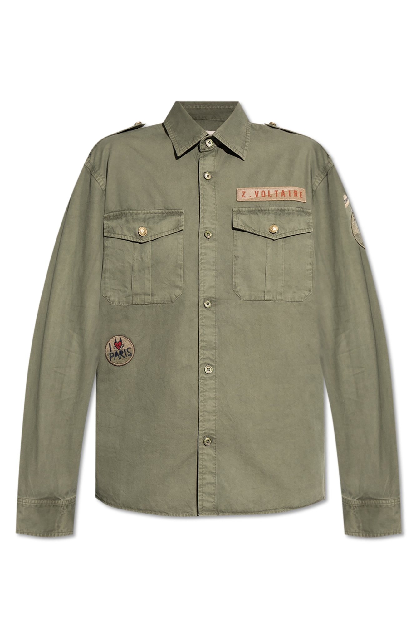 Green Shirt 'Taskal' Zadig & Voltaire - Vitkac GB